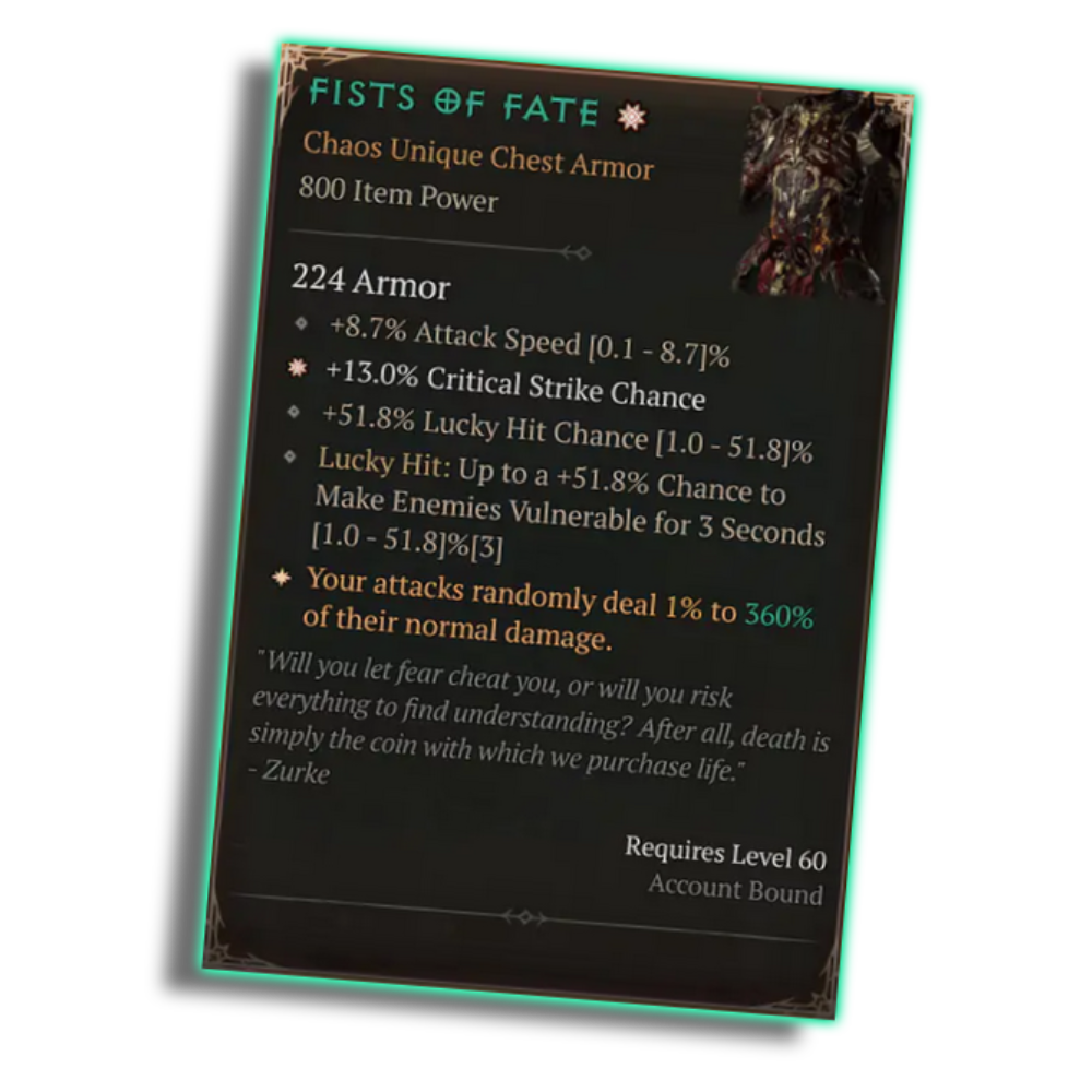 Diablo 4 Chaos Armor Boost - Boosting-Ground